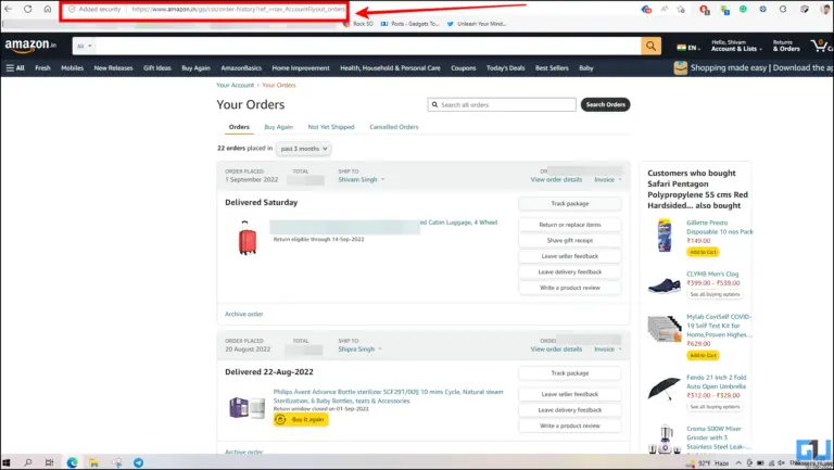 3 Ways to Track Your Amazon Order, Get Hourly Updates Everyday ...