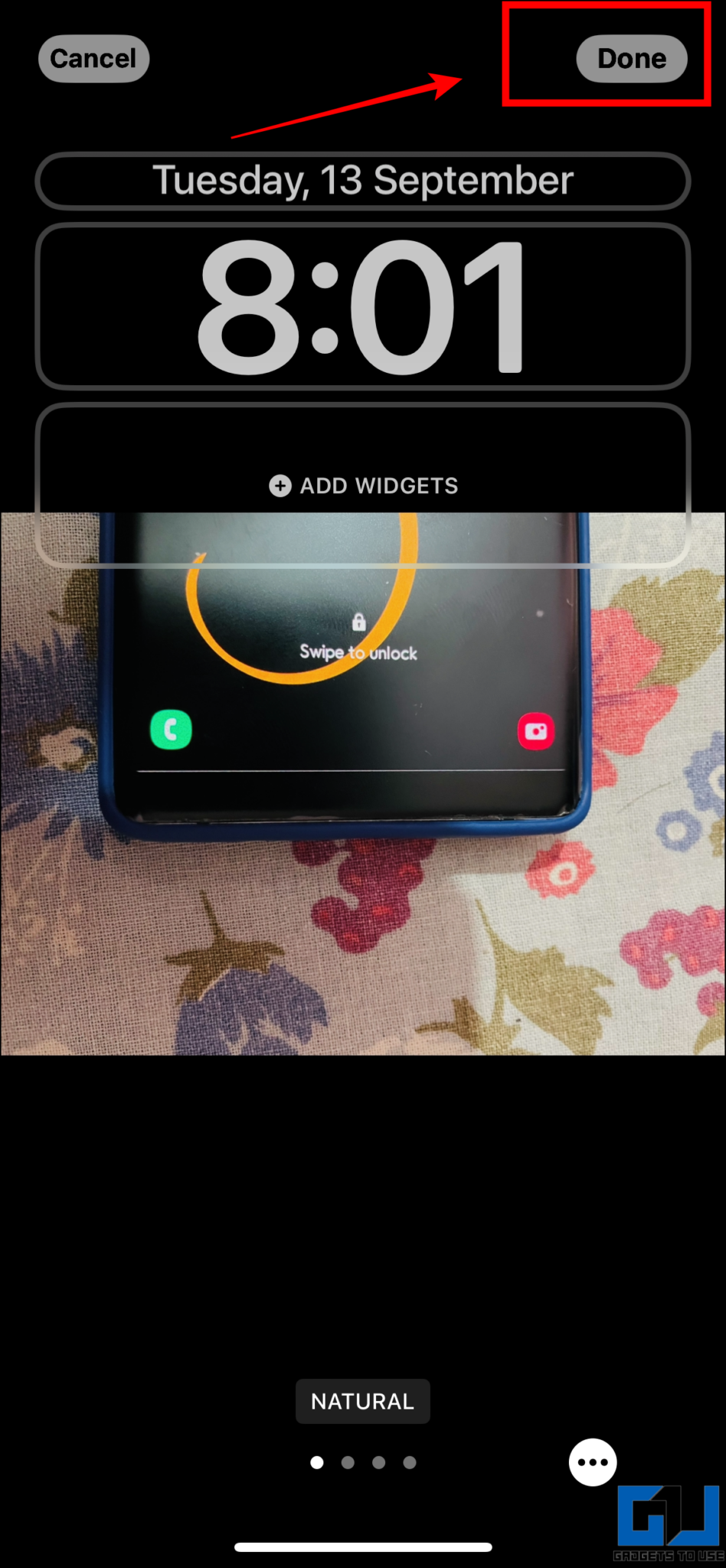 4 Ways to Fit a Square Photo on iPhone Lock Screen (iOS 16) - Gadgets ...