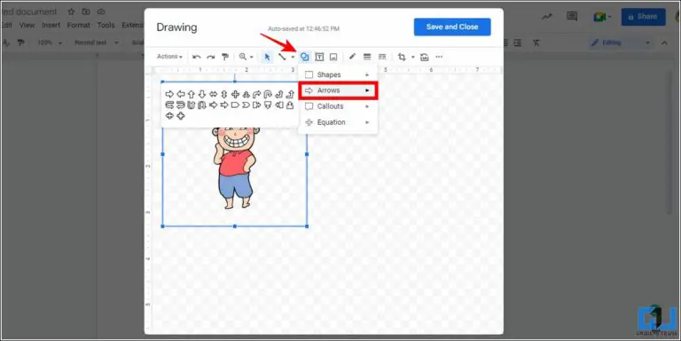 5 Ways to Add Arrows, Text, and Scribble on Images in Google Docs ...