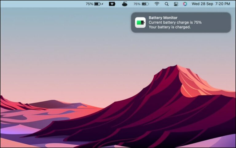 3 Ways to Set Low or Full Battery Alerts on MacBook - Gadgets To Use