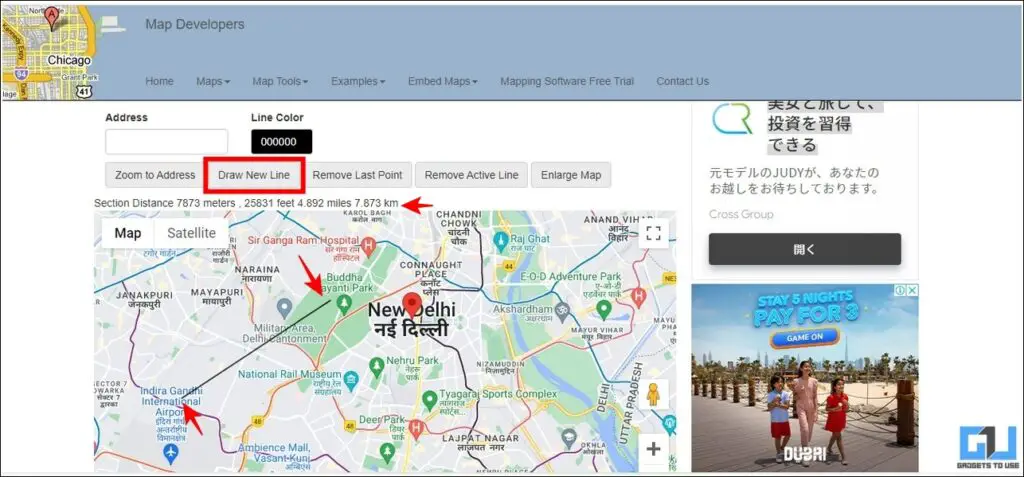 4 Ways to Measure Distance Between Two Points in Google Maps - Gadgets ...