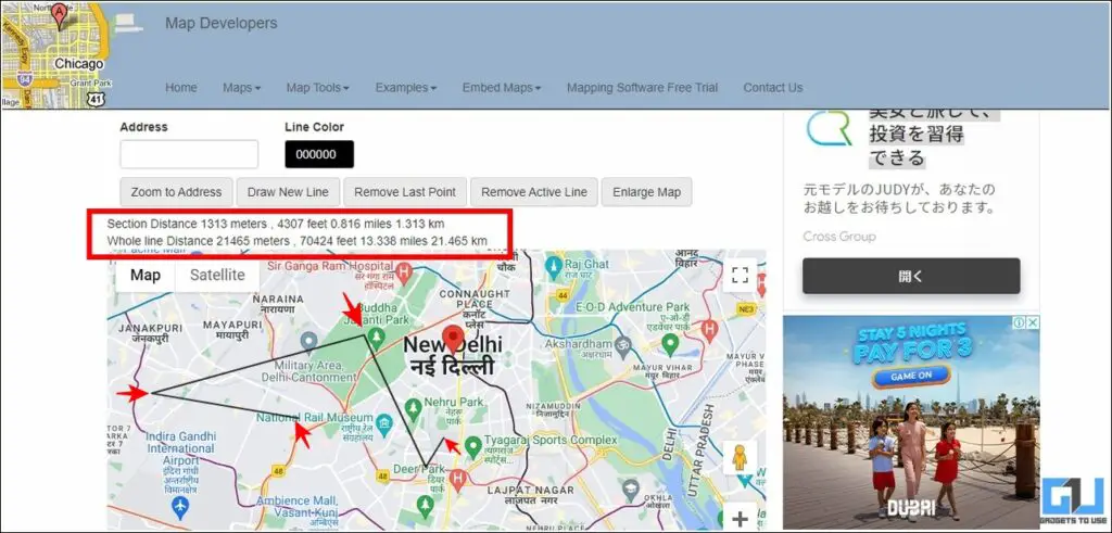 4 Ways to Measure Distance Between Two Points in Google Maps - Gadgets ...