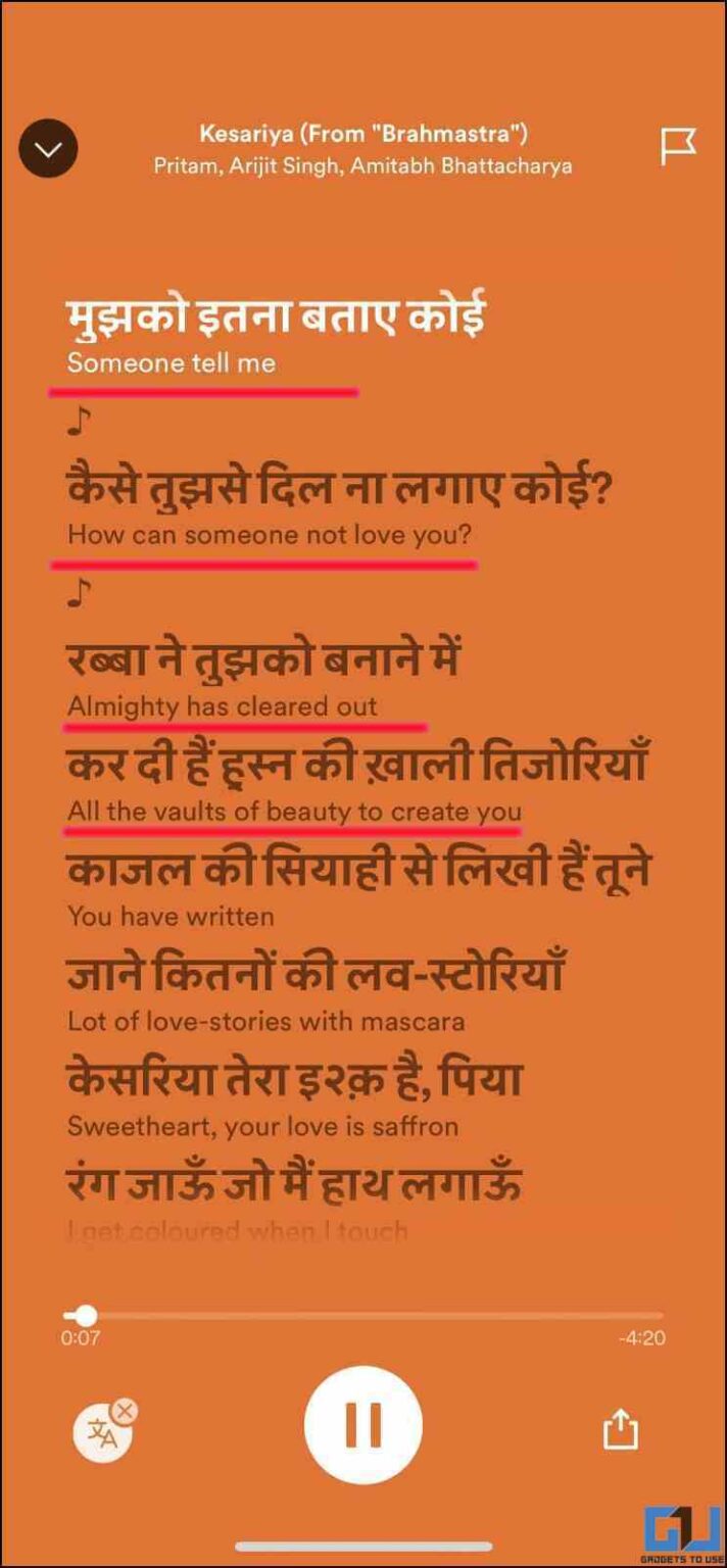 3 Ways to Translate Spotify Lyrics on Phone and Web - Gadgets To Use