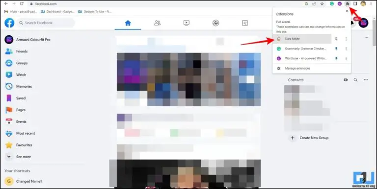 6 Ways to Enable Dark Mode on Facebook (Phone and PC) - Gadgets To Use