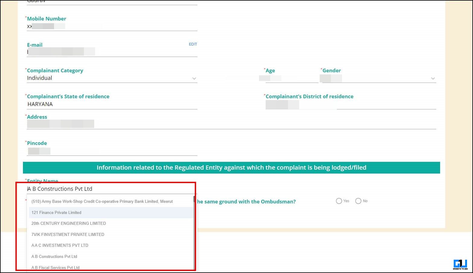 How to File Complaint to RBI Ombudsman for Bank Not Refunding Money ...
