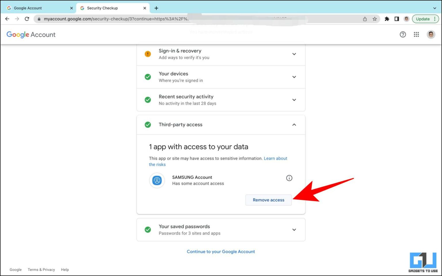 6 Ways to Check and Remove Access for Recent Apps or Websites From ...
