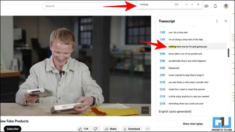 3 Ways to Search Inside a YouTube Video - Gadgets To Use