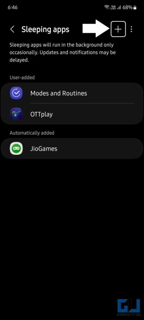 3 Ways to Add or Remove Sleeping Apps in Samsung One UI - Gadgets To Use