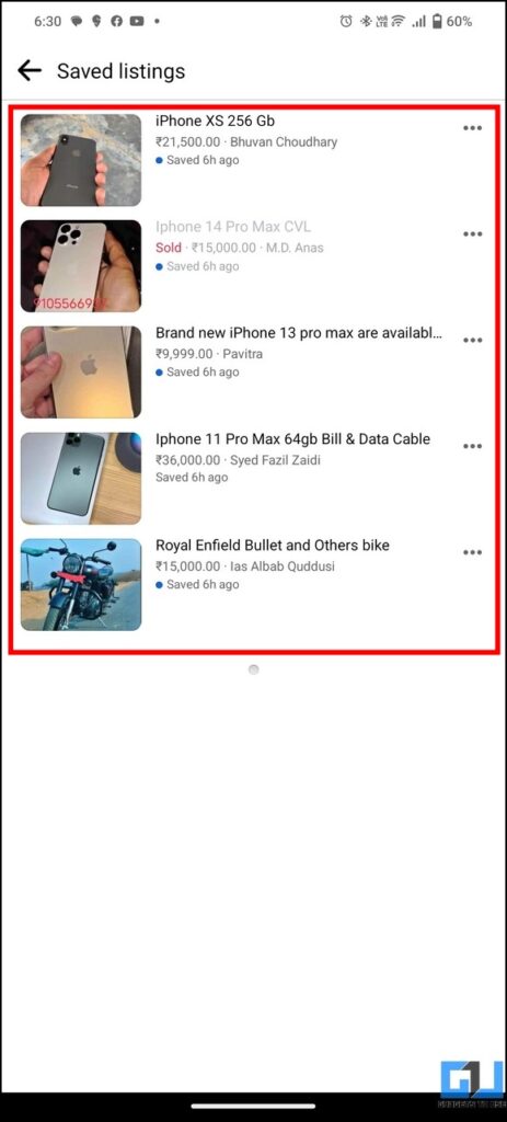 7 Ways to See Saved Posts in Facebook Marketplace