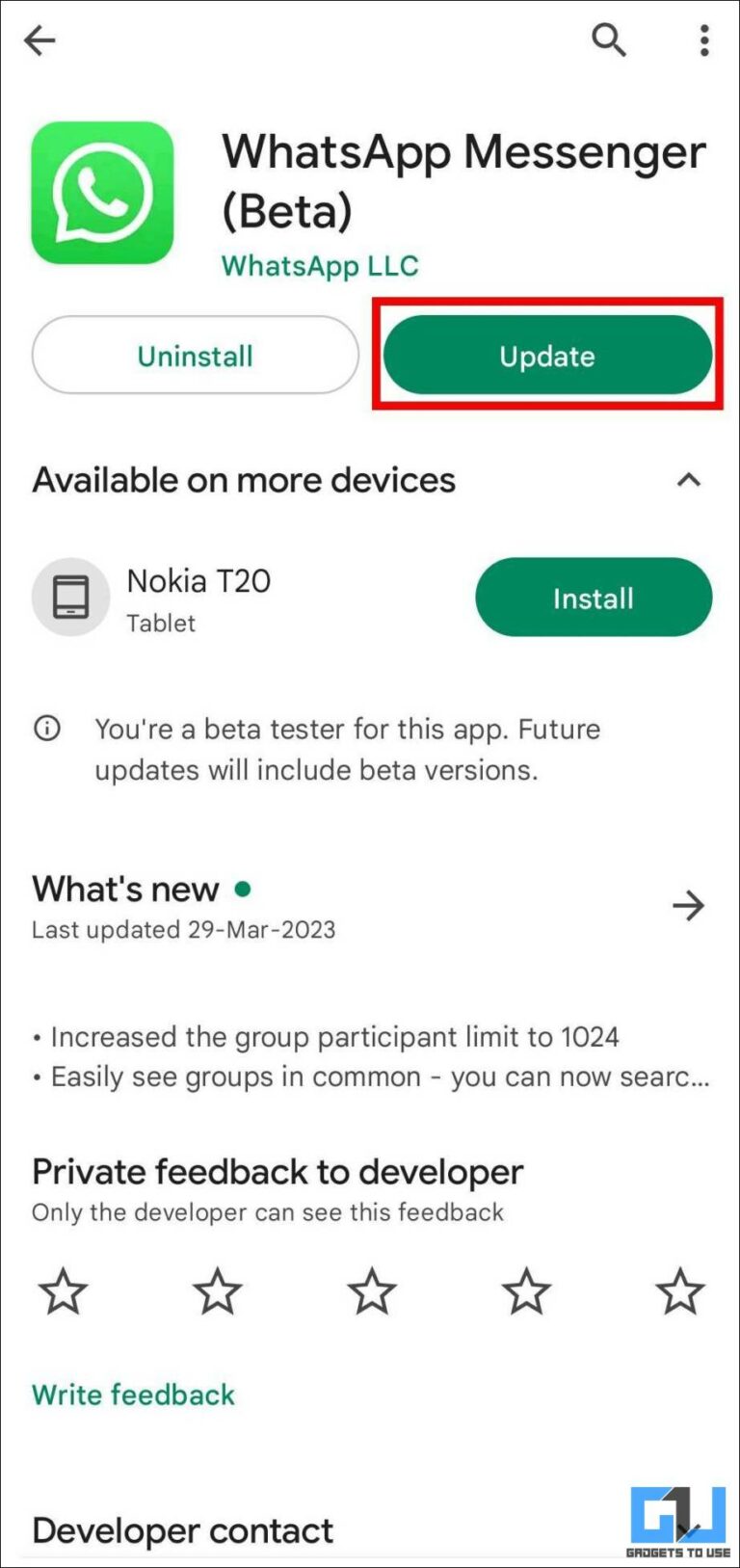 7 Ways to Fix WhatsApp Beta Out of Date Error on Android - Gadgets To Use