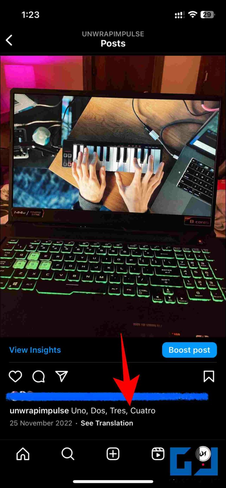 7 Ways to Copy or Click Links in Instagram Post Caption - Gadgets To Use