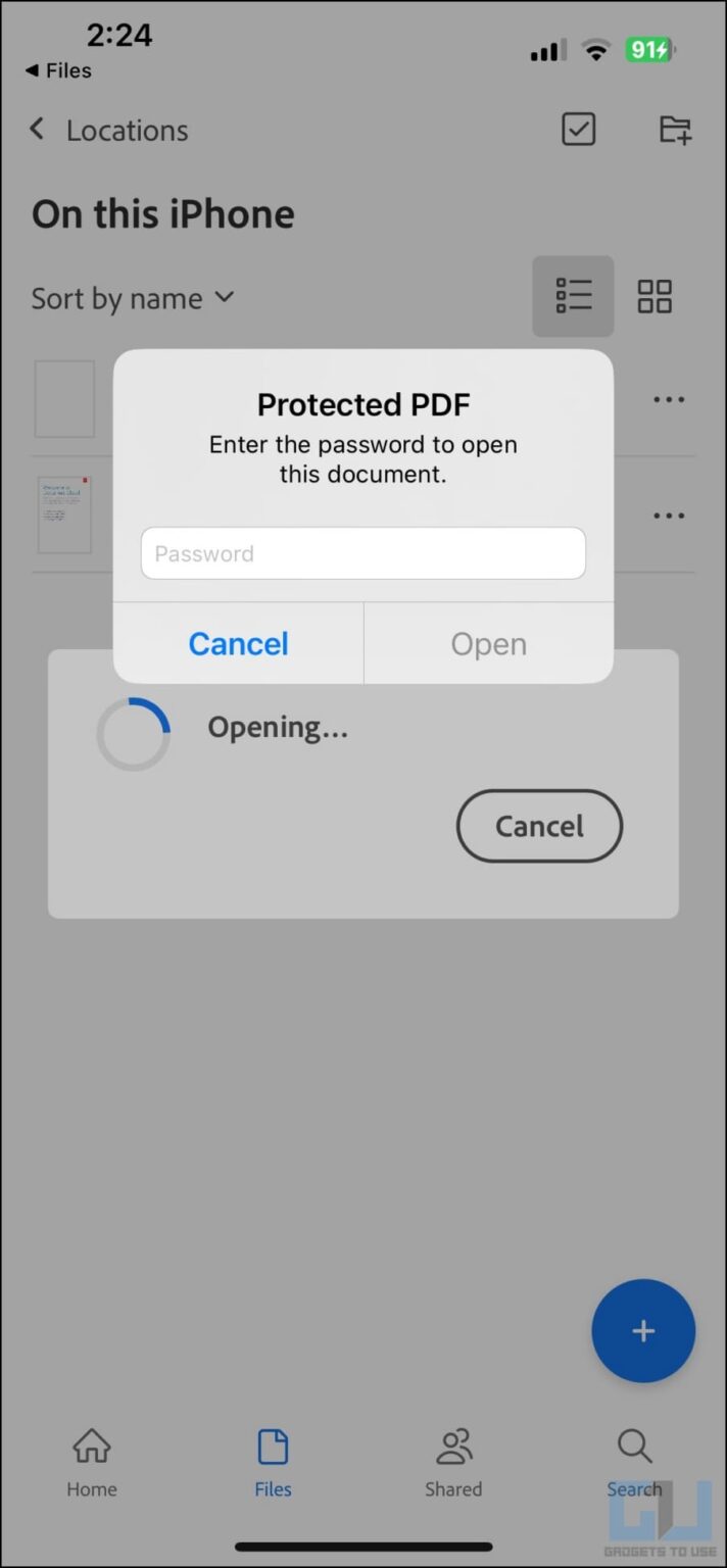 3 Ways to Remove Password from PDF File on iPhone and iPad - Gadgets To Use