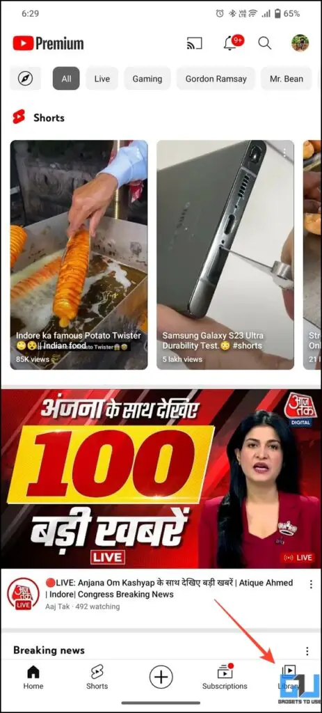 7 Ways to Save or Bookmark YouTube Shorts on Phone or PC - Gadgets To Use