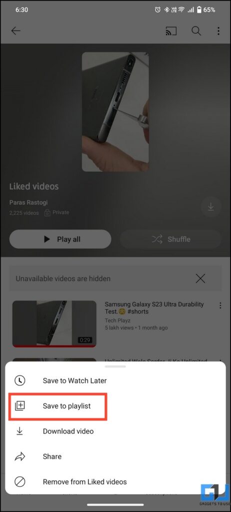 7 Ways to Save or Bookmark YouTube Shorts on Phone or PC - Gadgets To Use