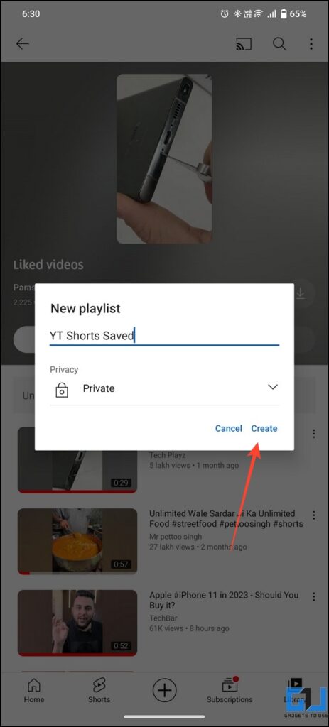 7 Ways to Save or Bookmark YouTube Shorts on Phone or PC - Gadgets To Use