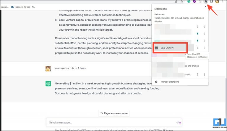 6 Ways to Share ChatGPT Responses With Others - Gadgets To Use