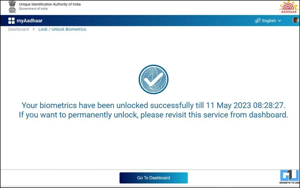 3 Ways to Lock Your Aadhaar Biometric to Avoid Money Fraud - Gadgets To Use