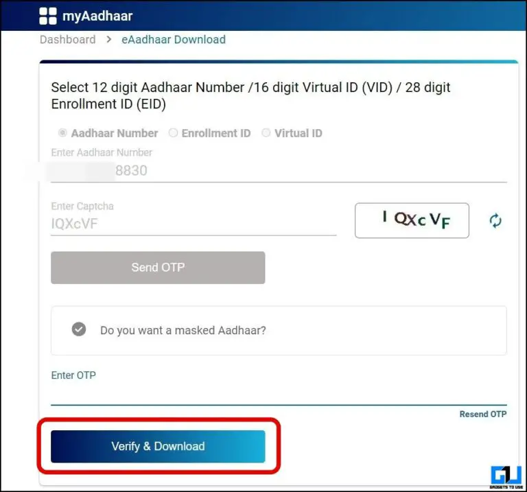 7 Ways to Share Aadhaar Card Safely - Gadgets To Use