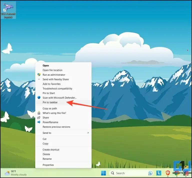 6 Ways to Pin Any App or Feature to Taskbar in Windows 11 - Gadgets To Use