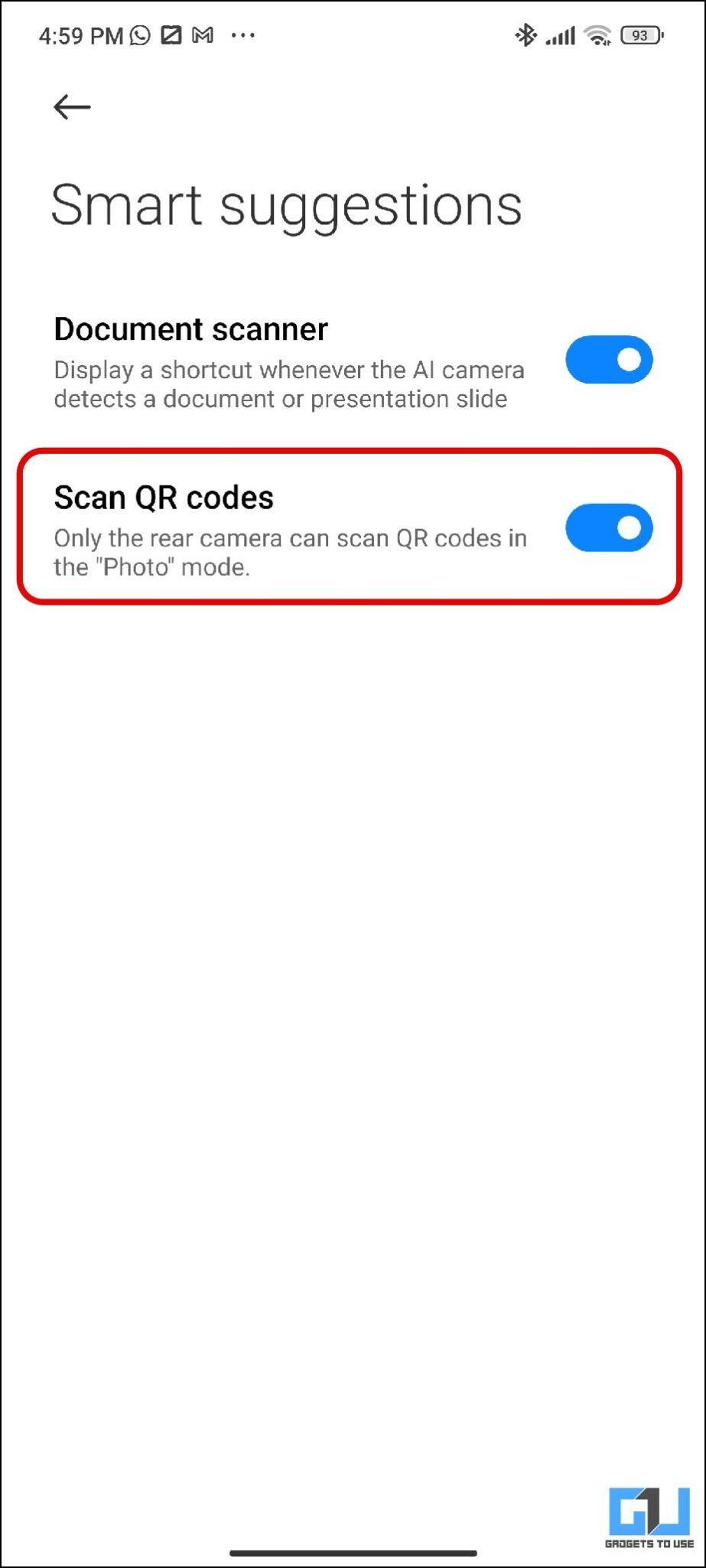 11 Ways to Fix Camera Not Scanning QR Code [Android] - Gadgets To Use