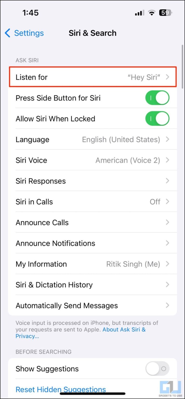 How to Change "Hey Siri" to Just "Siri" on iPhone and iPad