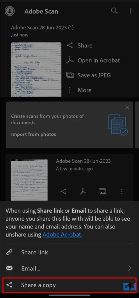 4 Ways to Export PDF in Adobe Scan for Free - Gadgets To Use