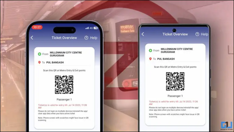 How to Buy Mobile QR Ticket for Delhi Metro Travel - Gadgets To Use