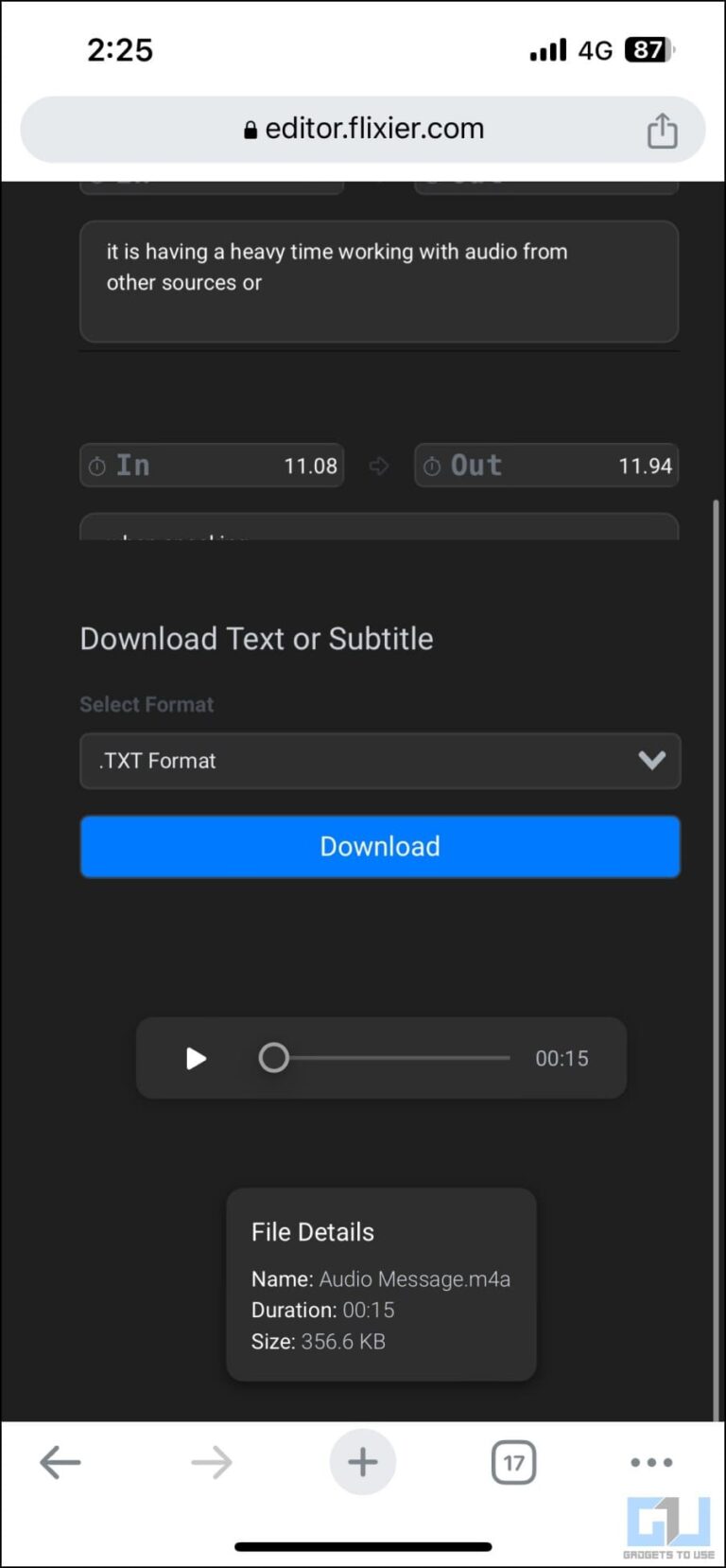 2 Ways To Transcribe Audio Messages To Text On Ios 17 Or Earlier