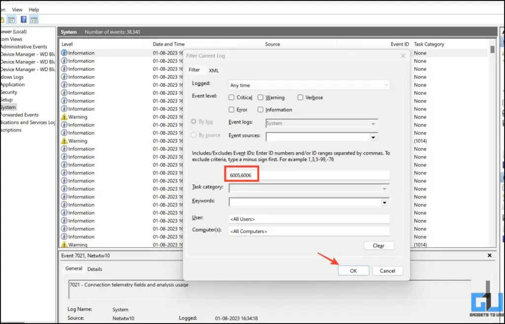 4 Ways to Check Startup and Shutdown History on Windows PC - Gadgets To Use