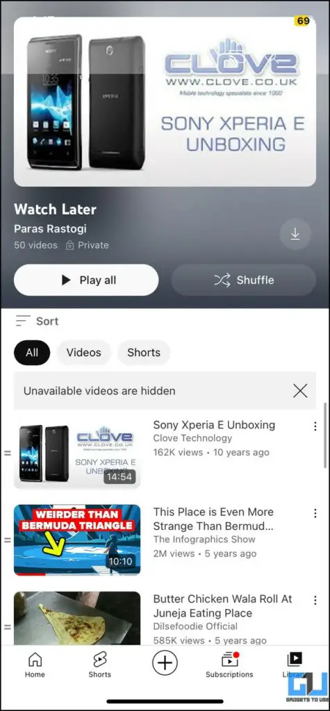 3 Ways to Find YouTube Watch Later Videos on PC and Phone - Gadgets To Use