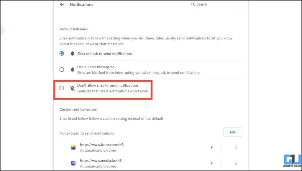 5 Ways to Block Site Notifications and Popups in Chrome - Gadgets To Use