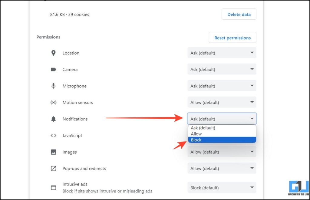 5 Ways to Block Site Notifications and Popups in Chrome - Gadgets To Use