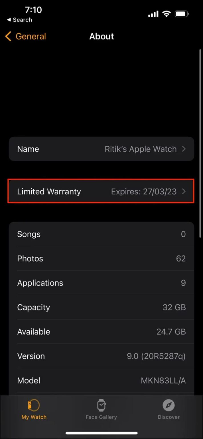 How to Identify Apple Watch Model, Size, Serial, Warranty, and Apple ...