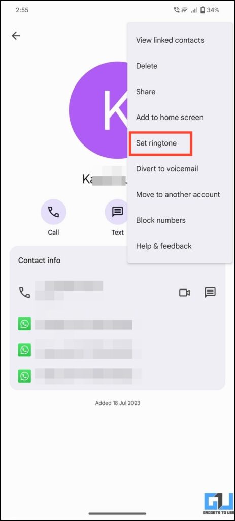5 Ways to Set Custom Ringtone for a Contact on Android - Gadgets To Use