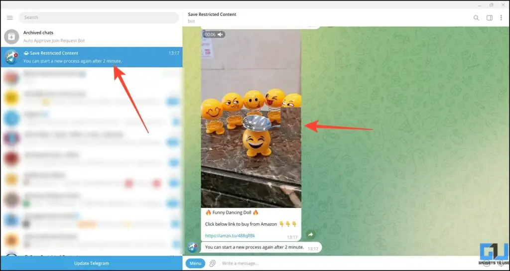 How to Download Restricted Telegram Channel Videos ( 4 Ways ) - Gadgets ...