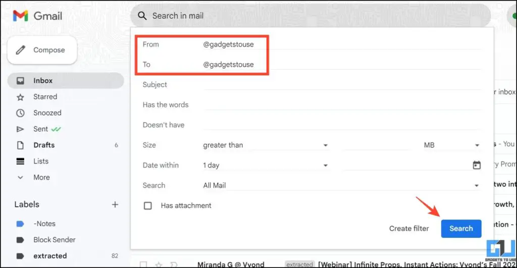 5 Ways to Find All Emails From a Domain in Gmail Compose Window - Gadgets To Use