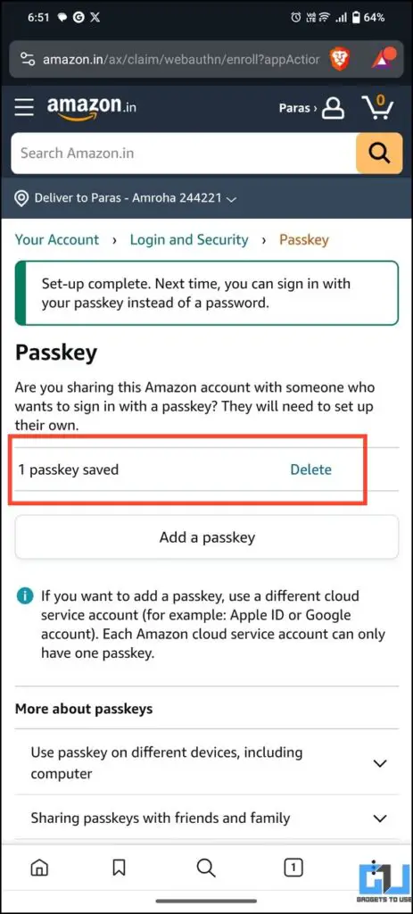 2 Ways to Login to Amazon Without Password on Phone and PC - Gadgets To Use