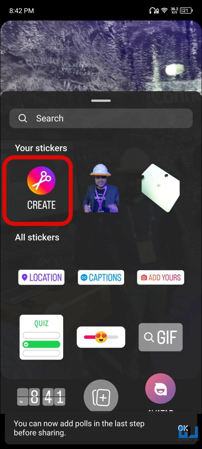 How to Create Sticker from Images in Instagram Reel and Story - Gadgets ...