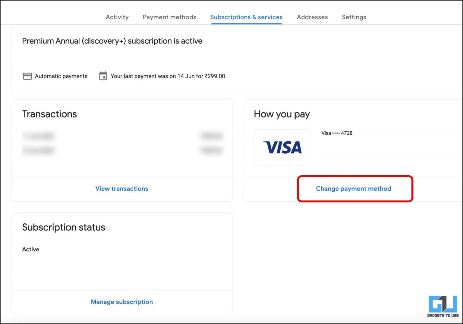How to Fix Can’t Remove Payment Method or Card From Your Google Account? - Gadgets To Use