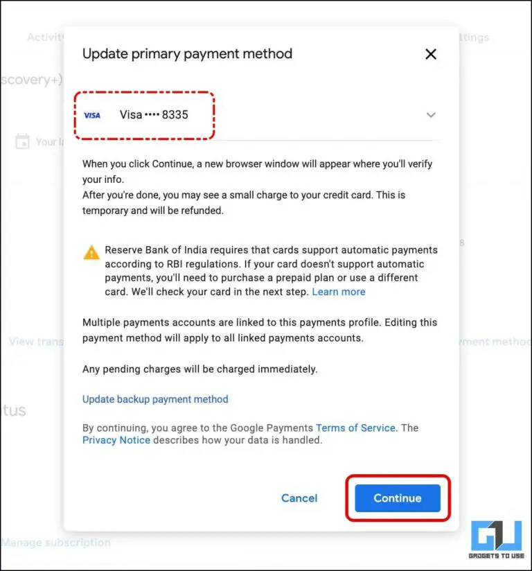 How to Fix Can’t Remove Payment Method or Card From Your Google Account ...
