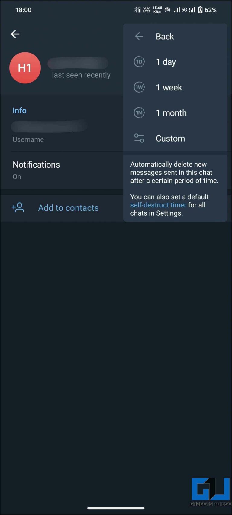 2 Ways to Enable Auto-Delete Messages for Telegram Chats - Gadgets To Use