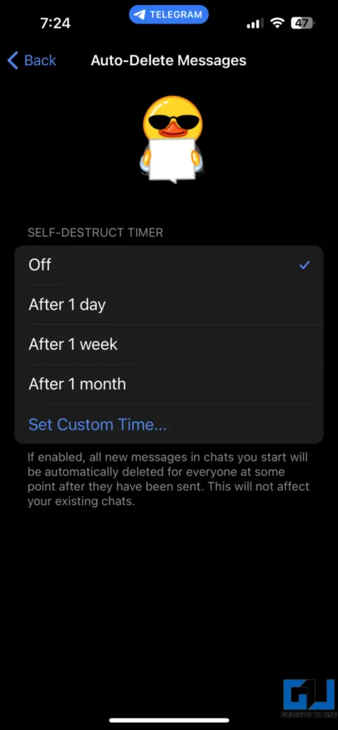 2 Ways to Enable Auto-Delete Messages for Telegram Chats - Gadgets To Use