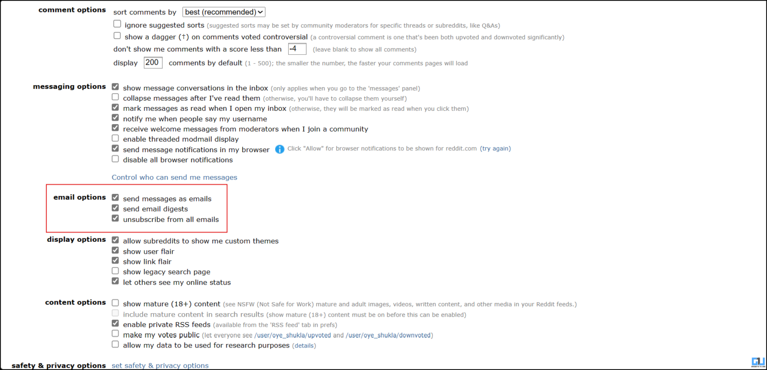 5 Ways to Stop Reddit Notifications on Phone, PC and Email - Gadgets To Use