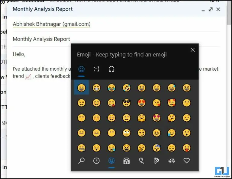 5 Ways to Add Emoji to Your Emails in Gmail - Gadgets To Use