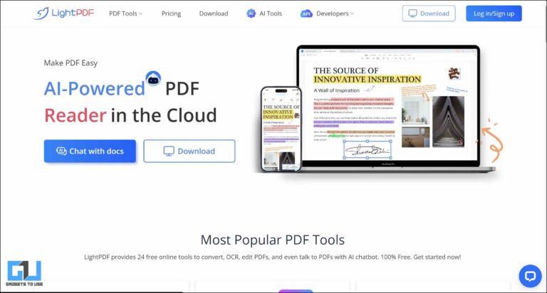 8 Best Free AI Tools to Analyze PDFs - Gadgets To Use