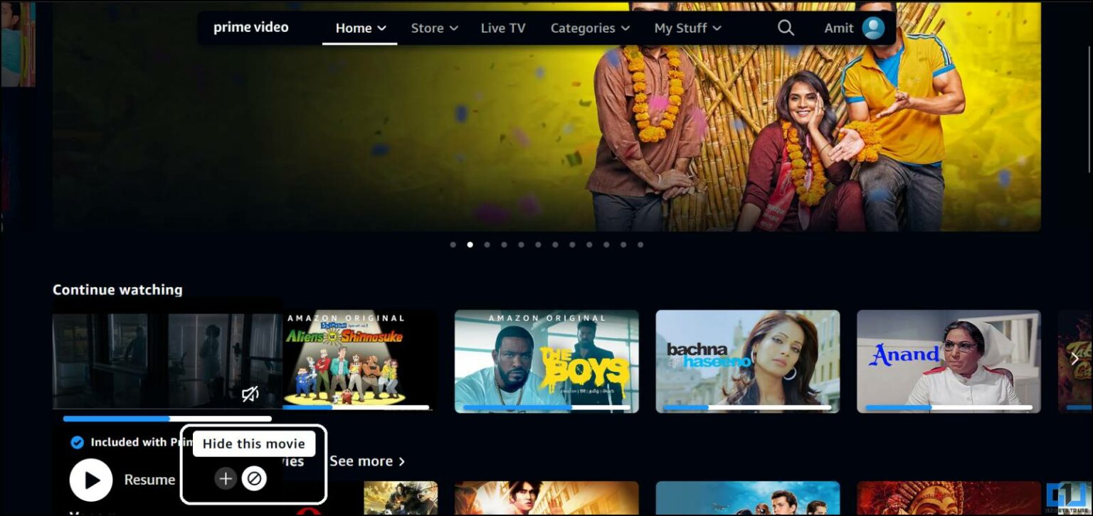 5 Ways to Remove Continue Watching From Prime Video - Gadgets To Use