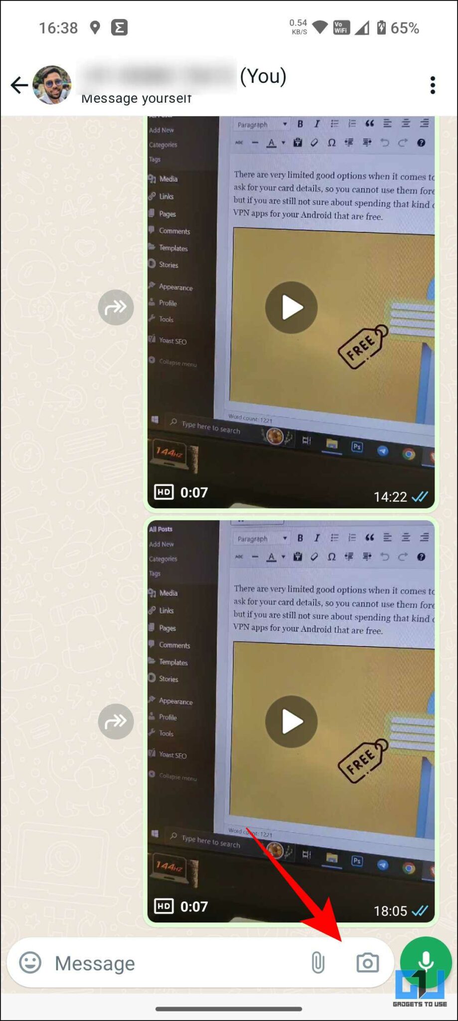 How to Upload High Quality Video or Photo as WhatsApp Status - Gadgets ...