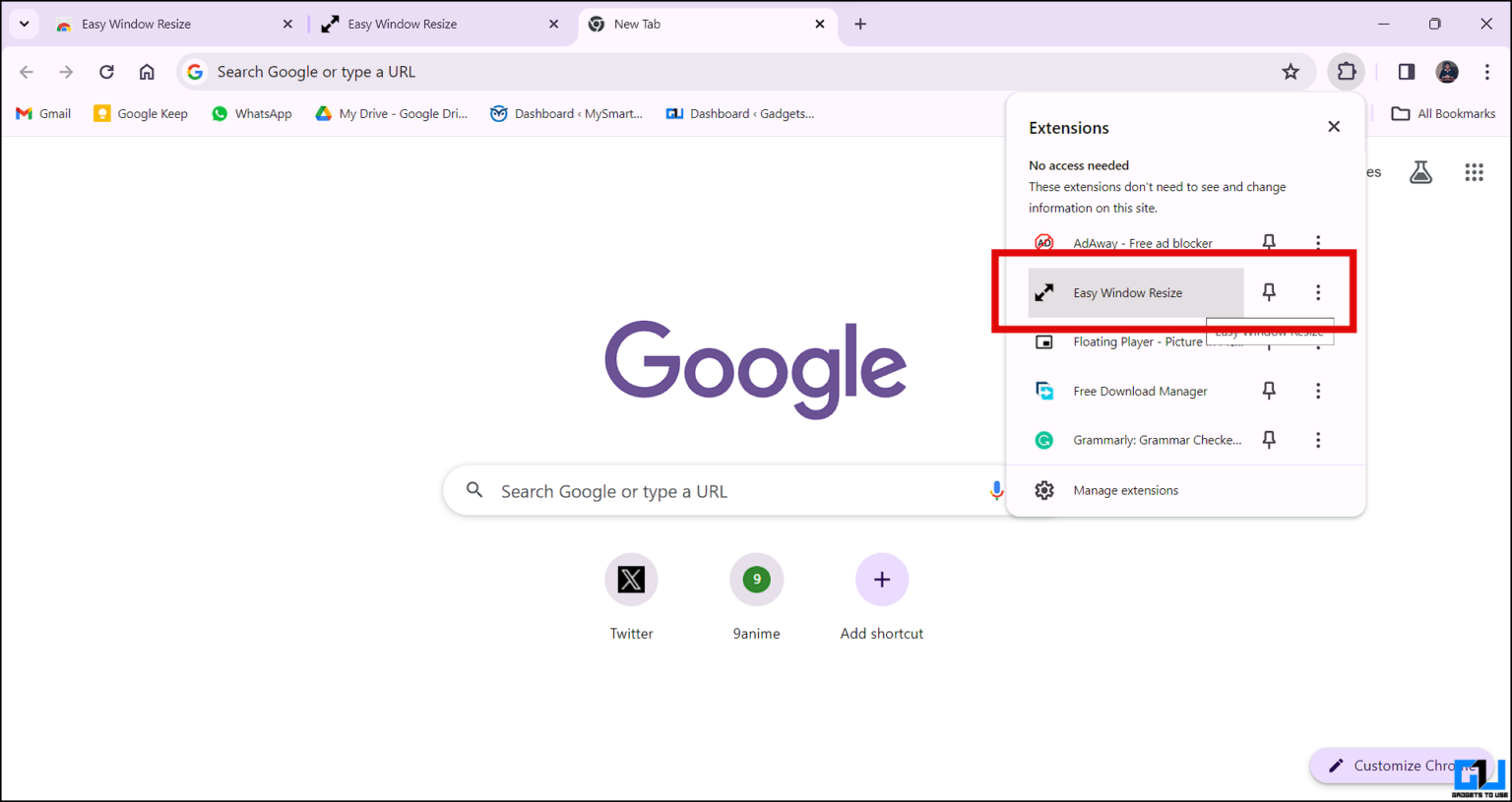 3 Methods to Run Chrome in Fixed Window Size by Default - Gadgets To Use