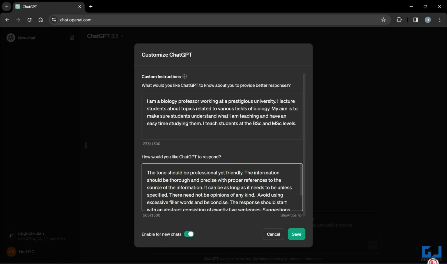 How to Make ChatGPT Understand Your Persona, and Life - Gadgets To Use