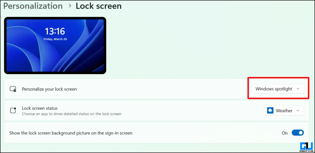 4 Ways to Personalize Lock Screen on Windows 10/11 - Gadgets To Use